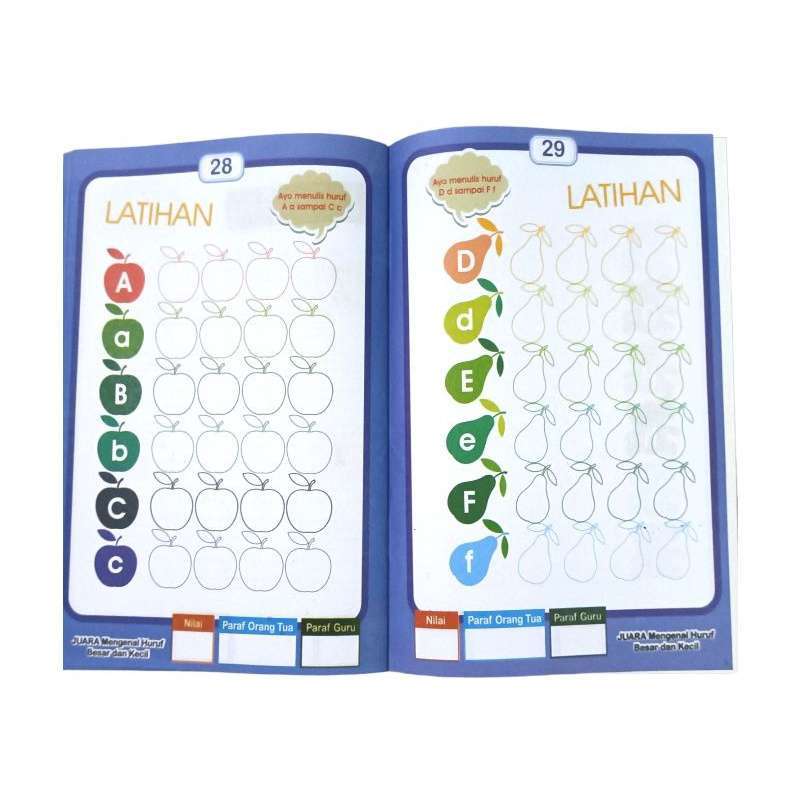 Promo Buku Anak Juara Mengenal Huruf Dan Menulis Angka Diskon 6% Di ...