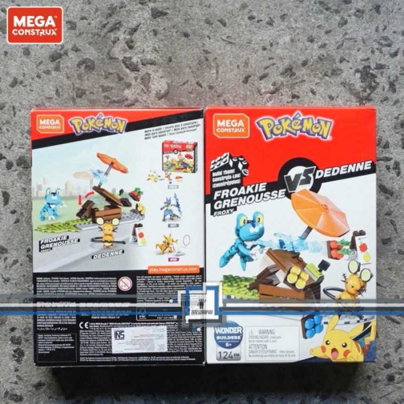 Jual Pokemon Mega Construx Battle Pack Froakie Dedenne Bricks Blocks Di ...