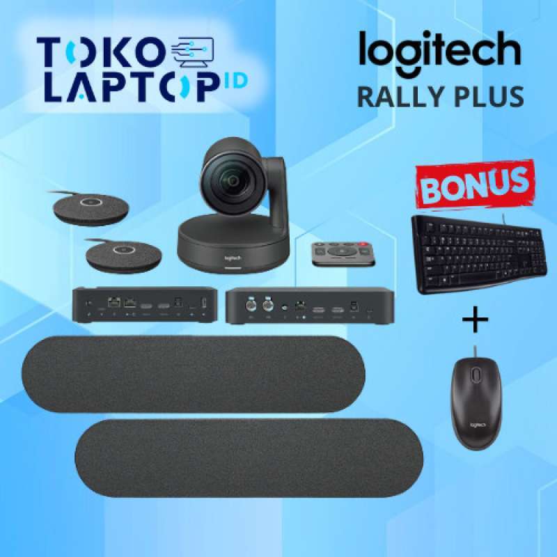 Promo Logitech Rally Plus System Ultra HD Video Conference 3 Mic Diskon ...