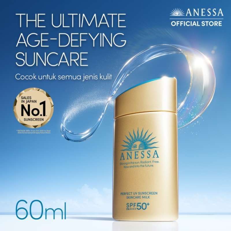 Promo Anessa Perfect UV Sunscreen Skincare Milk SPF 50+ PA++++ 60ml ...