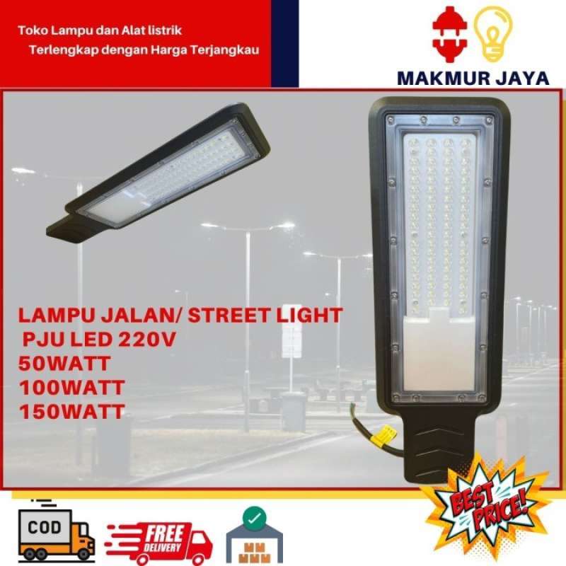 Promo Lampu Jalan Pju Led 50 100 150w Watt Led Pju 220v Lampu Jalan