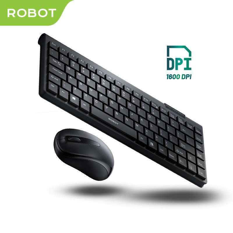 Jual Keyboard Mouse Bundle Wireless Robot Km3500 Di Seller Els Computer ...