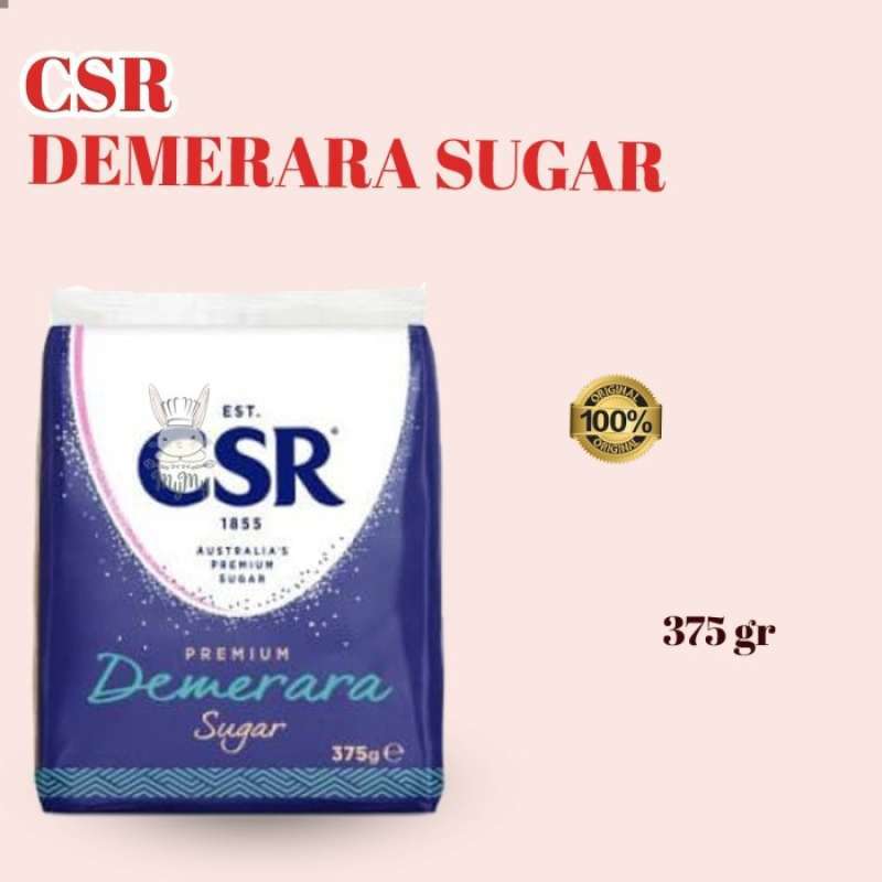 Promo Csr Demerara Sugar 375gr Diskon 23% Di Seller Hikari Storee ...