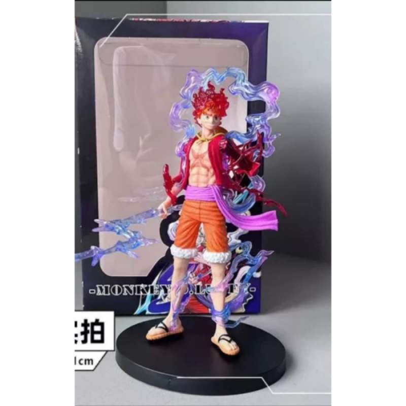 Promo ACTION FIGURE ANIME ONE PIECE LUFFY GEAR 5 JOY BOY SUN GOD NIKA ...