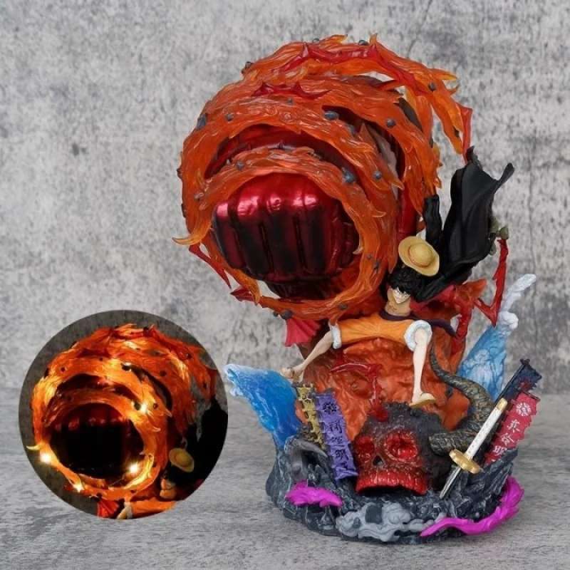 Promo ACTION FIGURE ANIME ONE PIECE LUFFY GEAR 5 JOY BOY SUN GOD NIKA ...