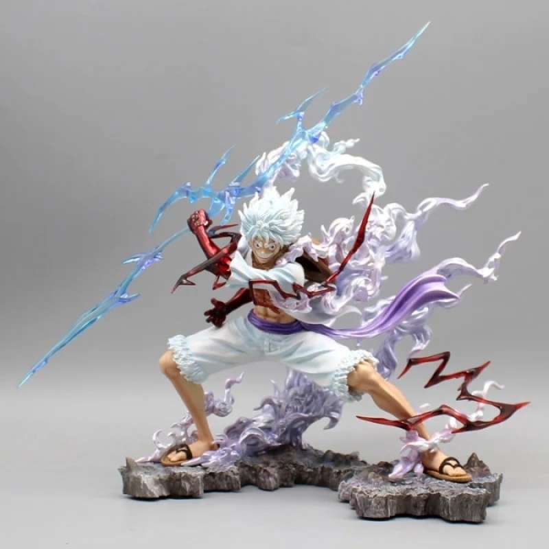 Promo ACTION FIGURE ANIME ONE PIECE LUFFY GEAR 5 JOY BOY SUN GOD NIKA ...