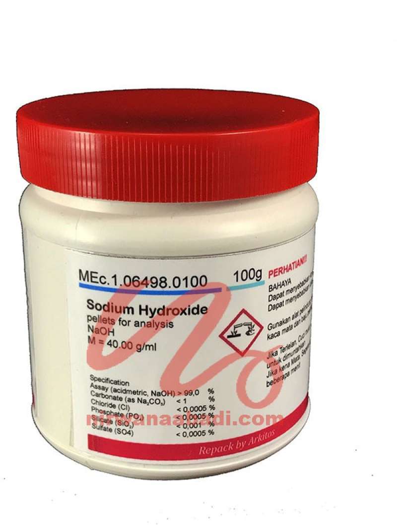 Promo Sodium Hydroxide for Analysis 100g | Natrium Hidroksida ...