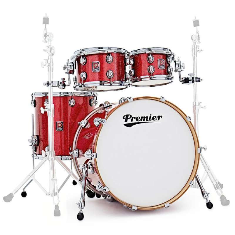 Jual Premier Genista Classic Red Sparkle Drum Set (6 Pcs) Di Seller ...