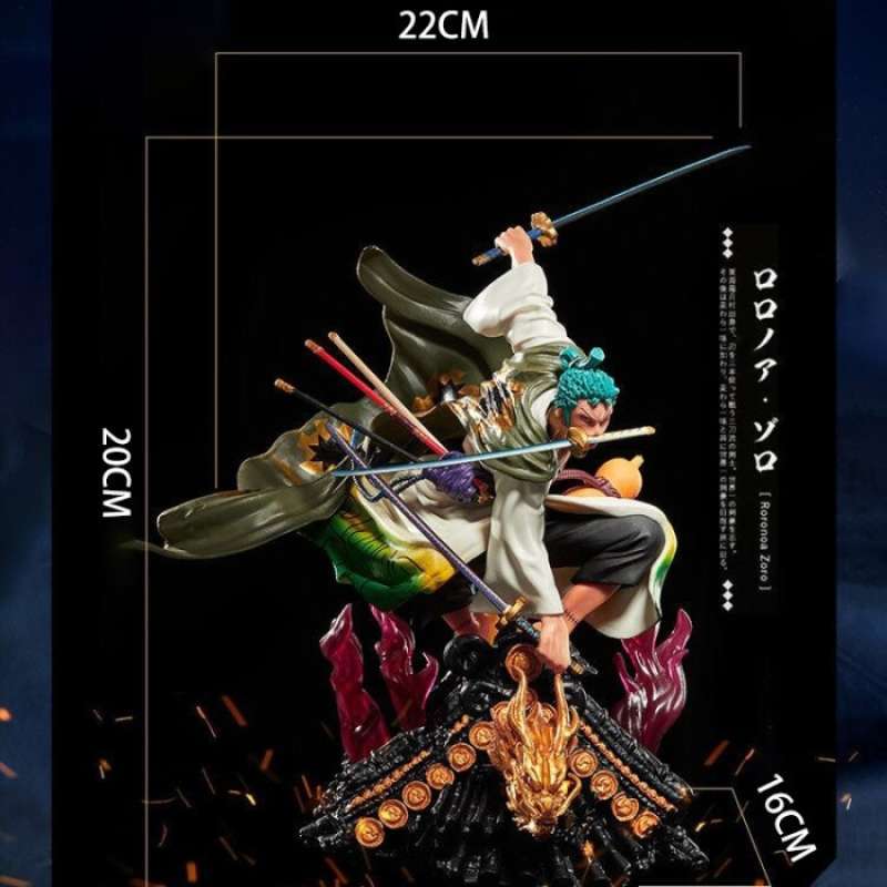 Promo Figure One Piece Roronoa Zoro Arc Wano Santoryu Ougi Daishinkan ...