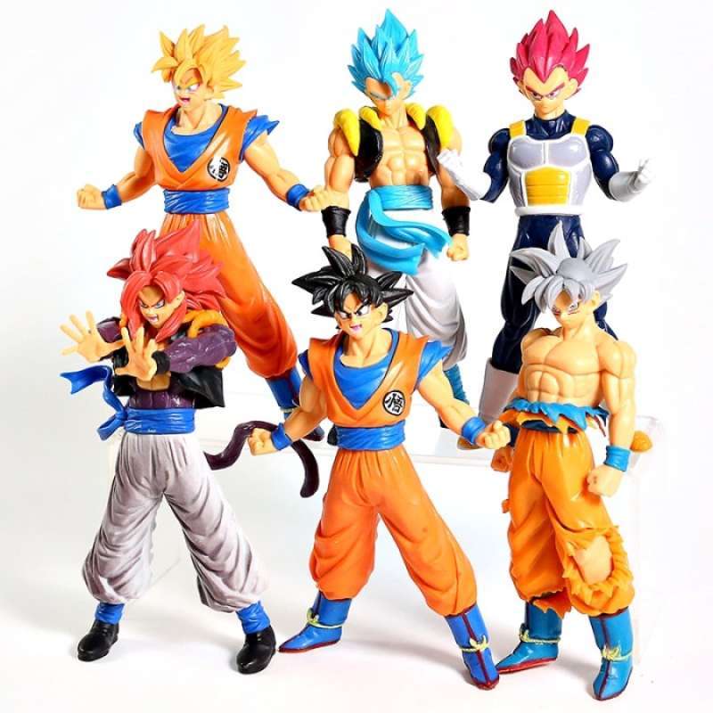 Promo Figure Dragon Ball Z (set 6 Silver) Goku Ultra Instinct Vegeta ...
