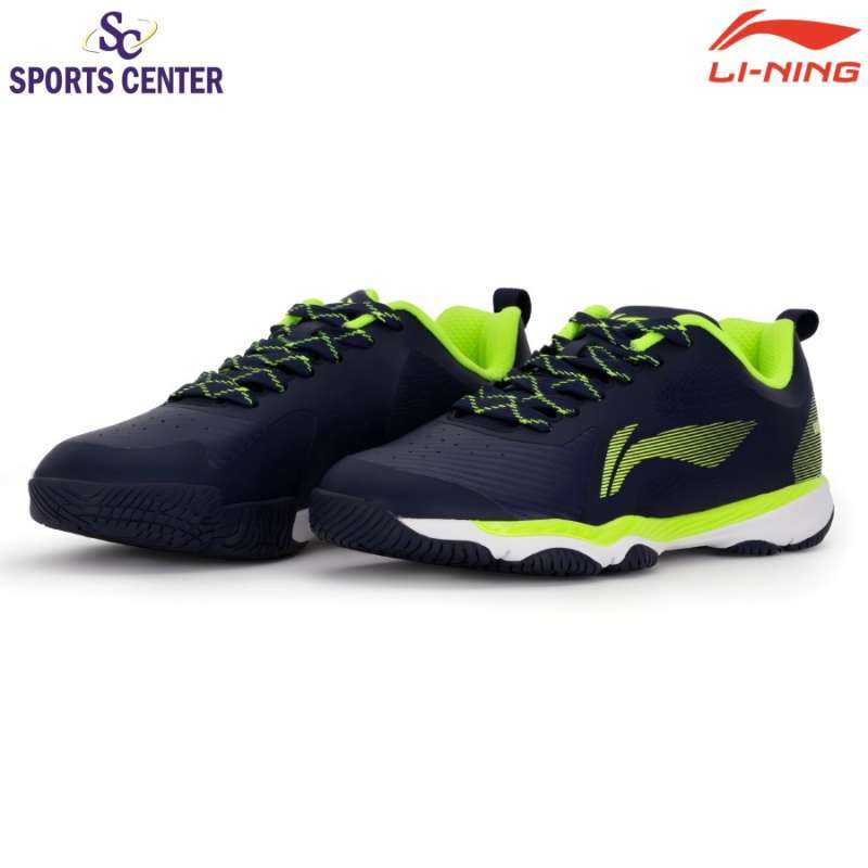 Promo New Sepatu Badminton Lining Ranger Lite Z2 Navy Lime Diskon 23% ...