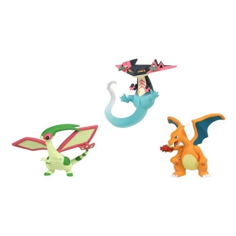 Promo Pokemon MonColle Battle Set Figure - Dragapult, Charizard ...