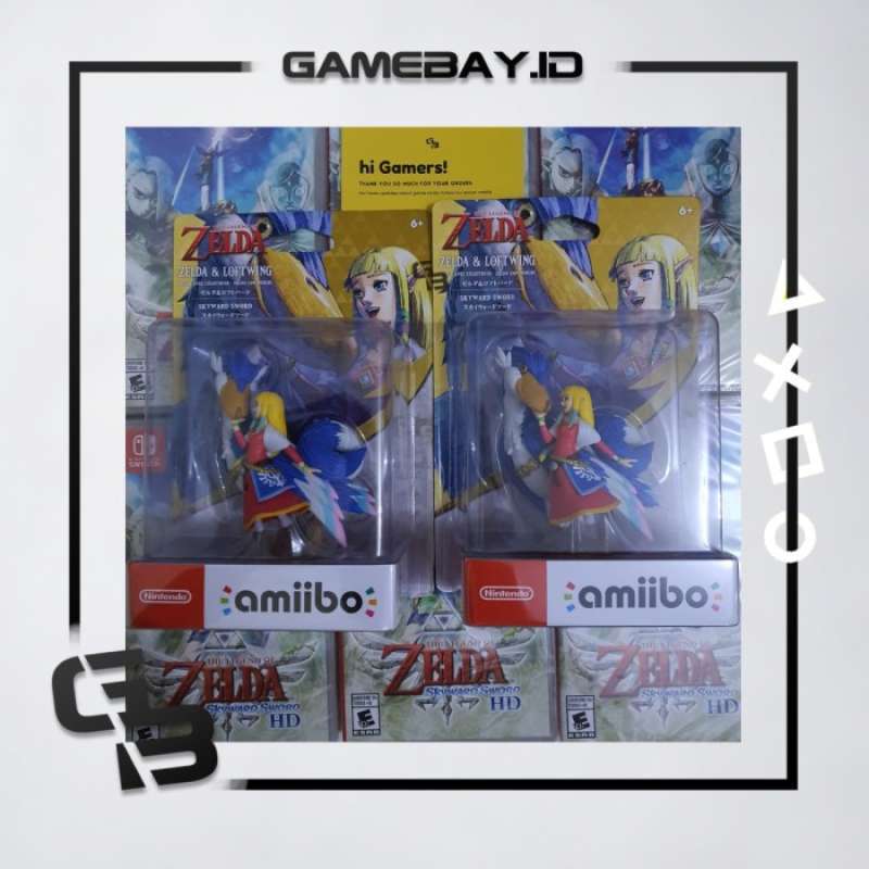 Jual Amiibo - Zelda And Loftwing / Zelda & Loftwing Nintendo Switch Di ...