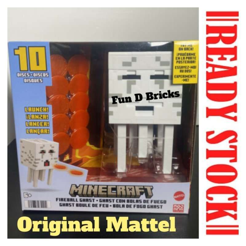 Promo Minecraft Fireball Ghast Mattel Diskon 23% Di Seller Qairina ...