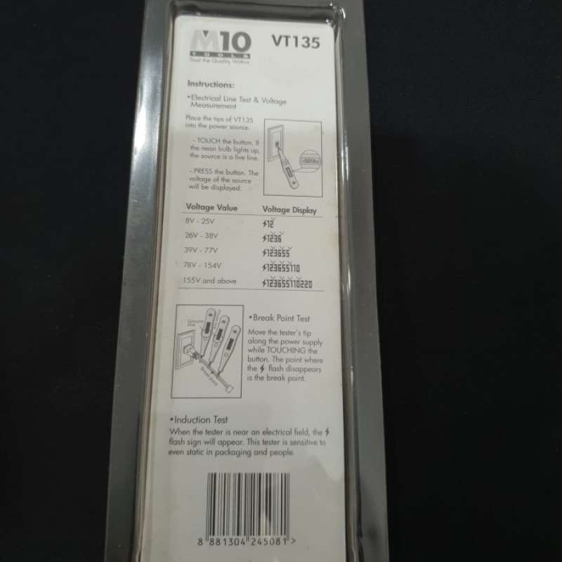 Promo M10 Tespen Multifuntional Digital dan biasa Voltage Tester Diskon ...