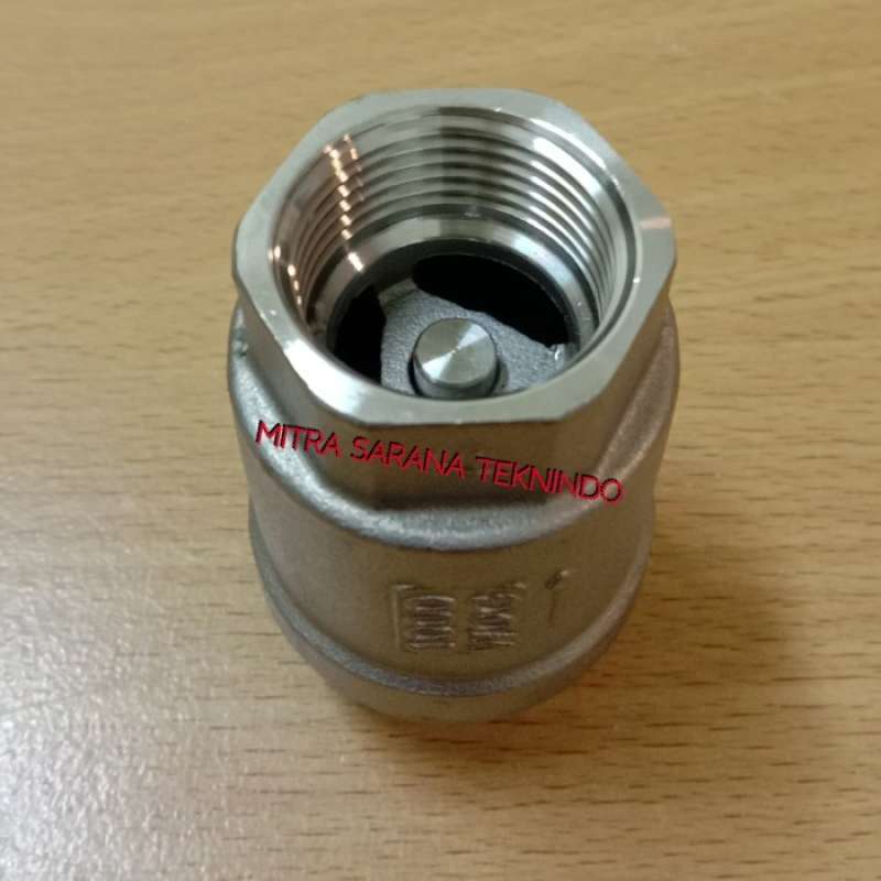 Jual Limited Spring Check Valve Stainless Ss 316 1/2 Inchi 1000 Wog Di ...