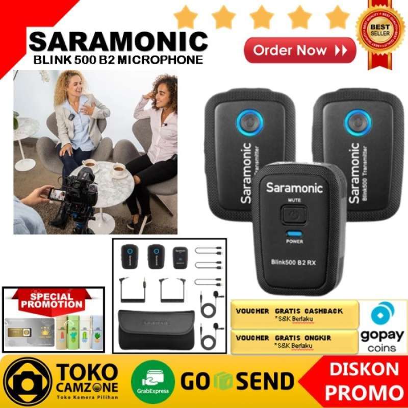 Promo Saramonic Blink 500 B2 New Version Wireless Microphone Diskon 23