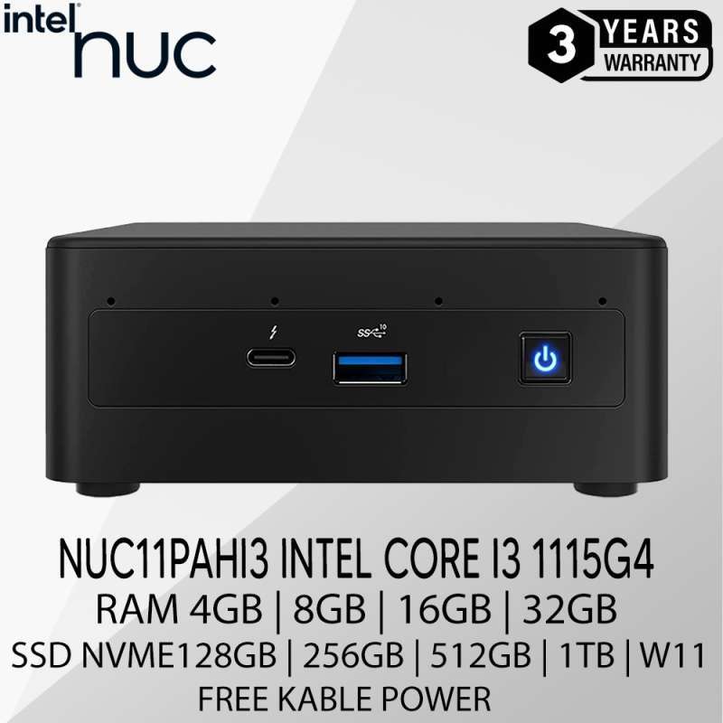 Promo MINI PC Intel NUC11PAHI3 Core i3-1115G4 + Ram + SSD + W11 | I3 ...
