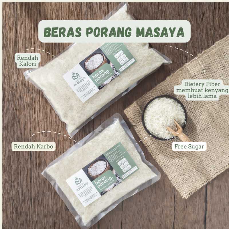 Jual Masaya Beras Porang 1 Kg Shirataki Konjac Diet Healthy Food Di ...