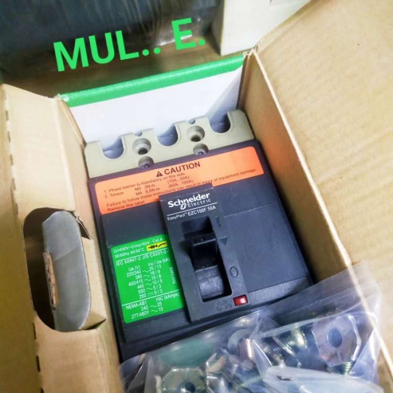 Promo MCCB EZC 100F 15A - 50A Schneider. Diskon 23% di Seller Lixia Store - Cengkareng Barat ...