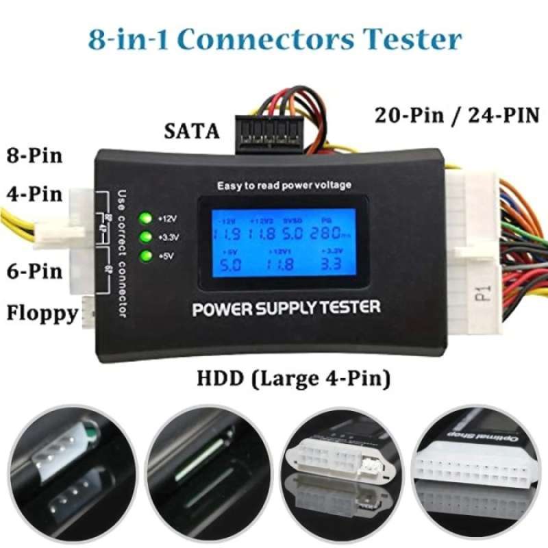 Promo Power Supply Digital Tester With LCD / PSU CPU Computer Diskon 23 ...