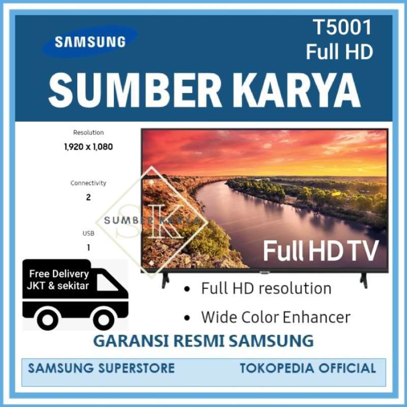 Promo 43T5001 Full HD Digital LED TV 43 inch T5001 USB HDMI Diskon 23% ...