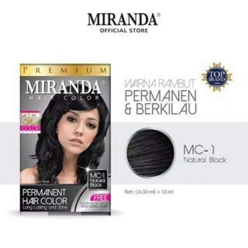Jual Ready. Miranda Permanent Hair Color Premium Cat Warna Pewarna ...