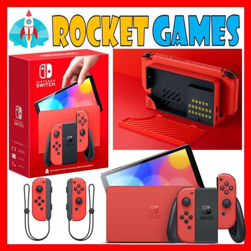 Jual Nintendo Switch Oled Console Mario Red Edition Di Seller Rocket ...