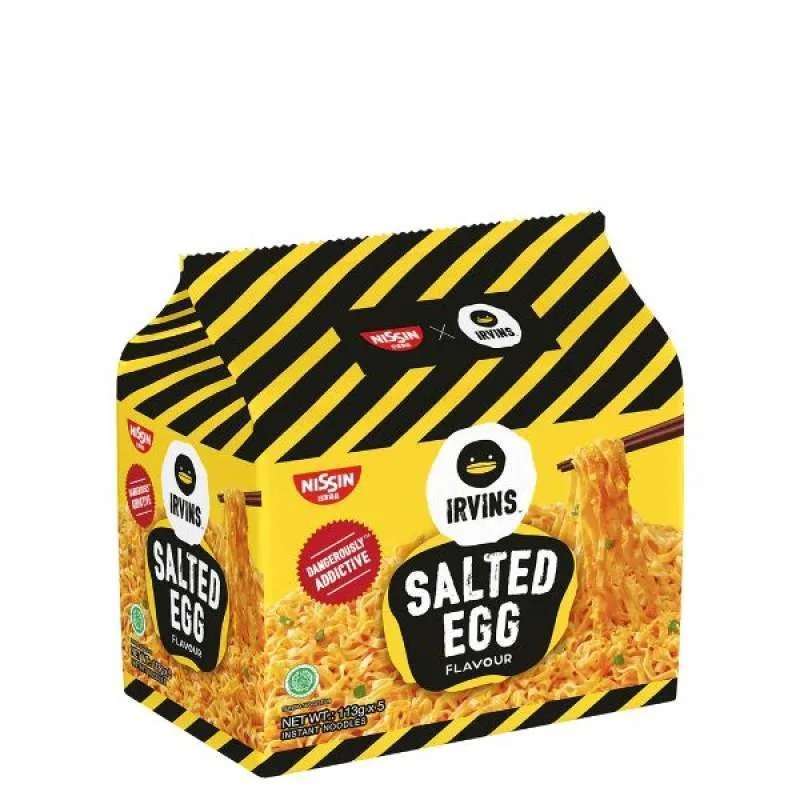 Jual Mie Instant Nissin Irvins Noodle Salted Egg (halal)- 1 Pcs 105 Gr ...