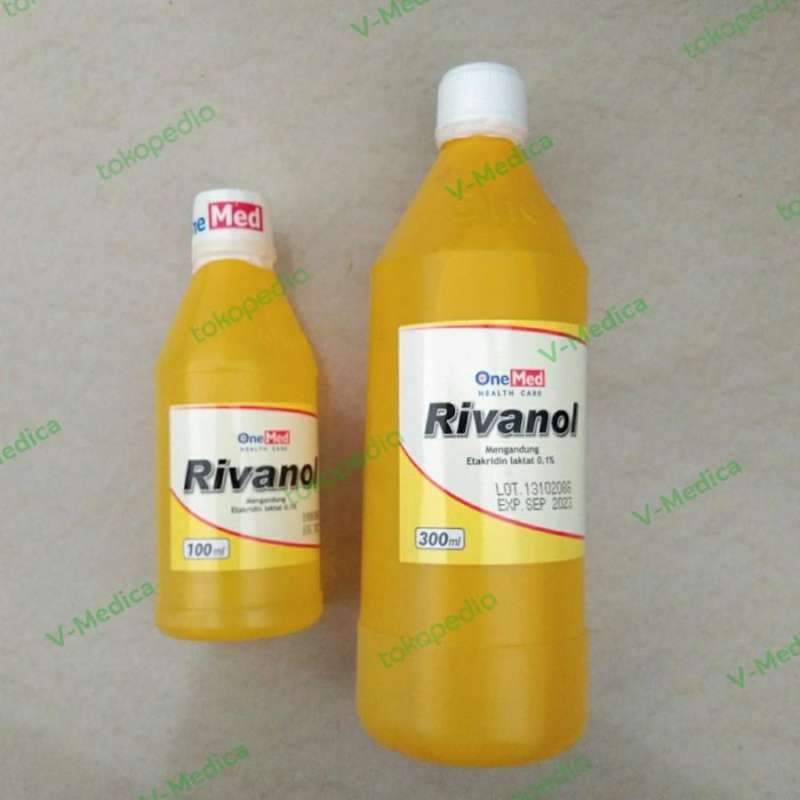 Jual Rivanol Onemed 100ml / Antiseptic / Cairan Disinfektan Pembersih ...