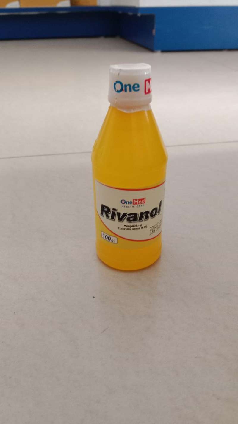 Jual Rivanol Onemed 100ml / Antiseptic / Cairan Disinfektan Pembersih ...