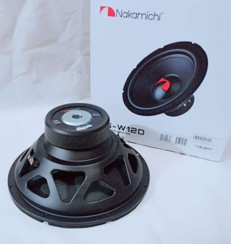 Promo Subwoofer Nakamichi Ns-W12D / Subwoofer 12 Inch Double Coil ...