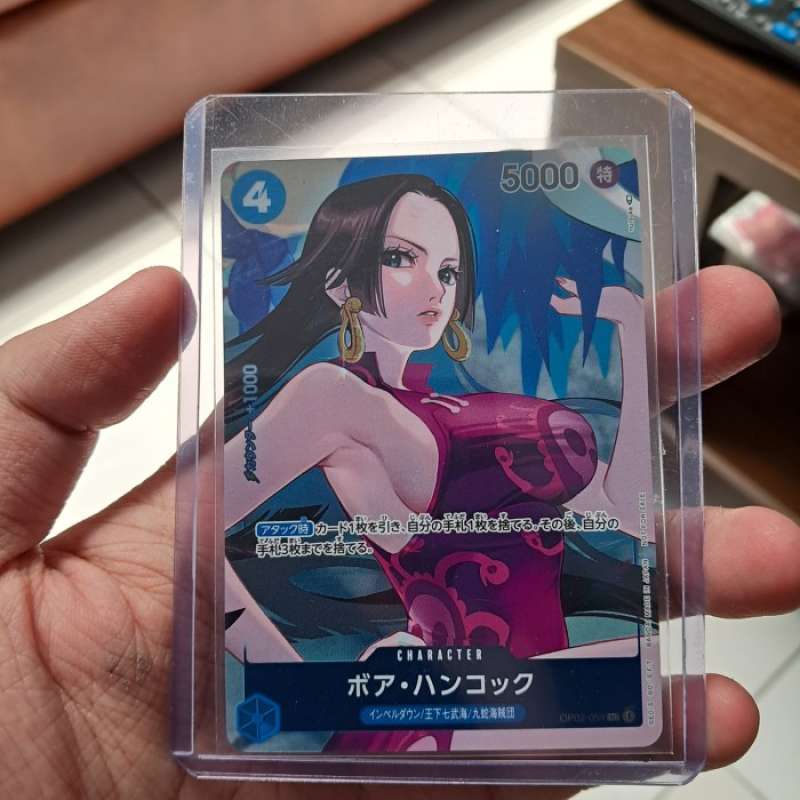 Promo Kartu Card One Piece TCG Boa Hancock OP2-059 Parallel UC P-UC NM Diskon 23% di Seller ...