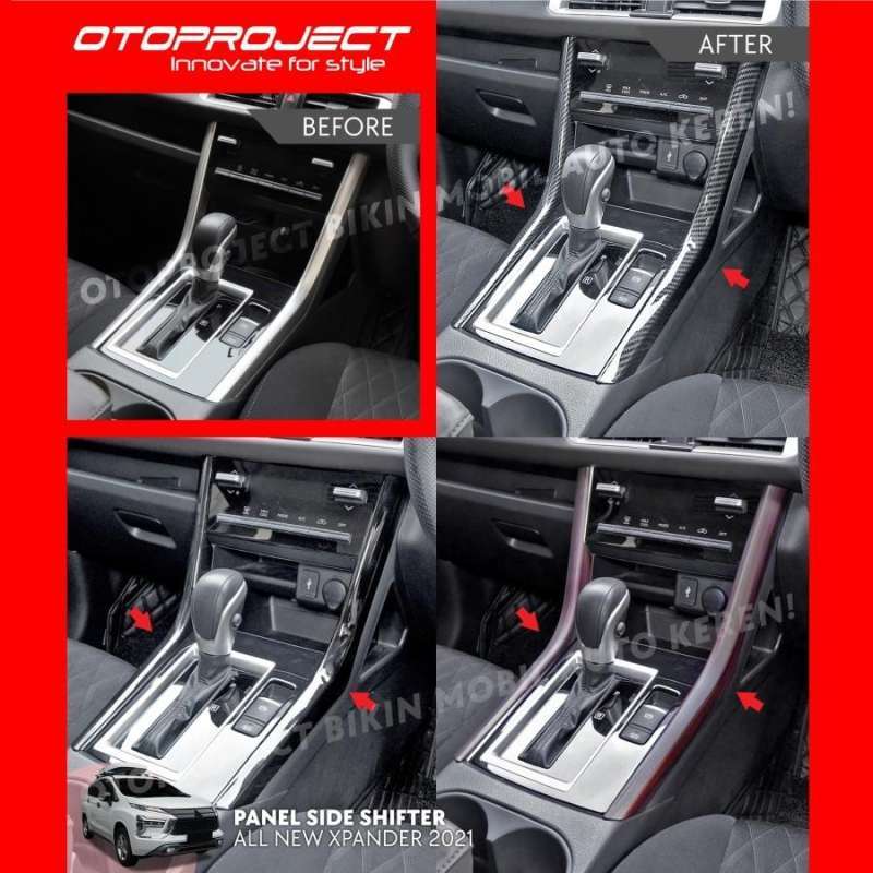 Jual Panel Cover Side Shifter New Xpander 2021 Otoproject - Carbon Di ...