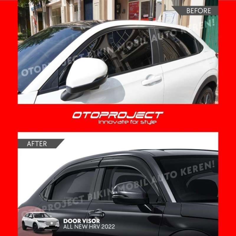 Jual Talang Air Door Visor All New HRV 2022 Injection Otoproject di Seller Toko Variasi Mobil ...