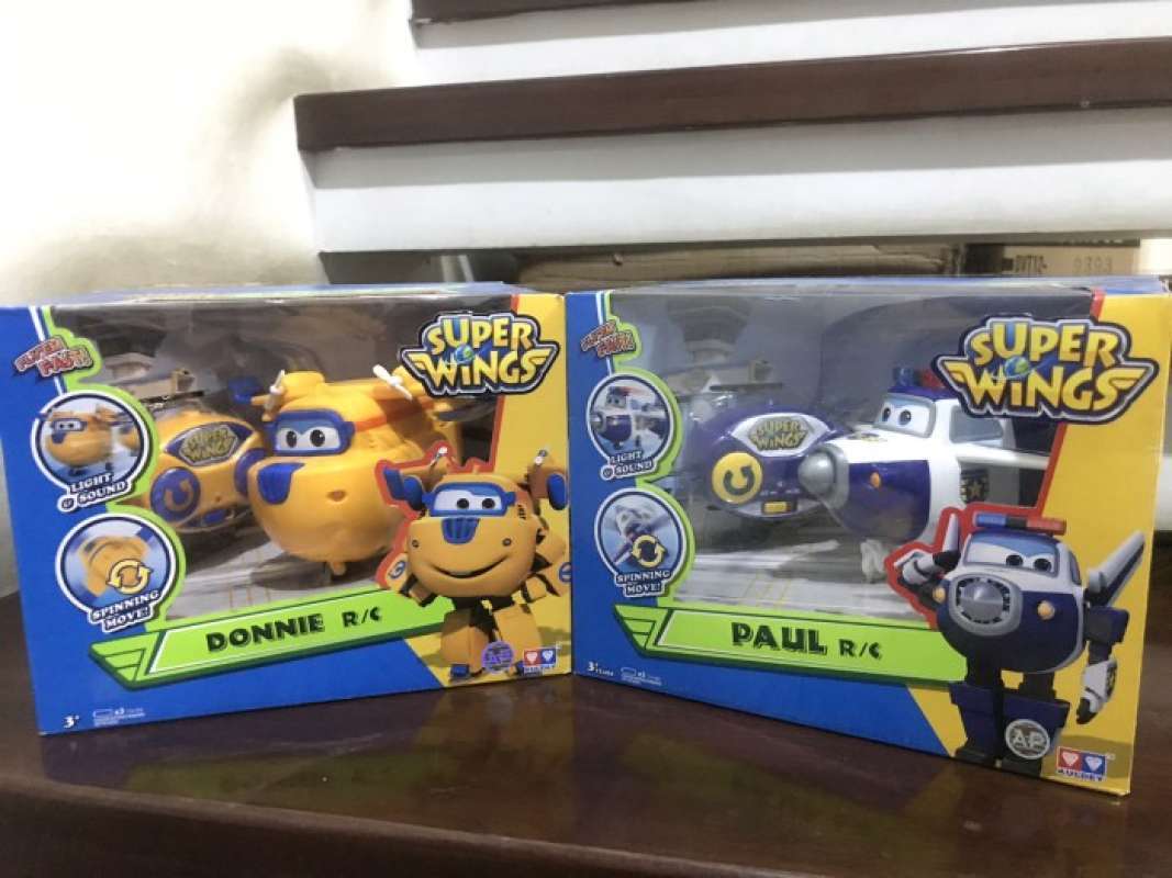 Promo SUPER WINGS PAUL DONNIE REMOTE CONTROLLED FLY ‘EM FAST!! Diskon ...