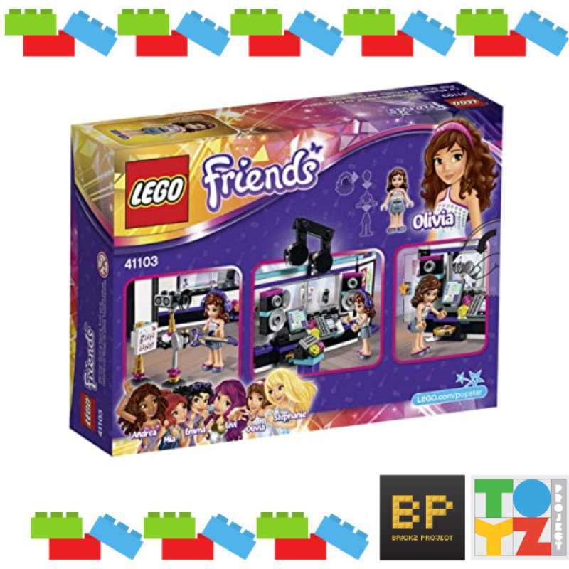 Jual LEGO 41103 FRIENDS POP STAR RECORDING STUDIO AA di Seller Toyz ...