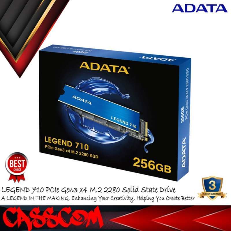 Jual Ssd Adata Legend 710 256gb - M.2 Nvme Pcie Gen 3x4 256 Gb Di Seller Casscom - Mekarjaya-2 ...