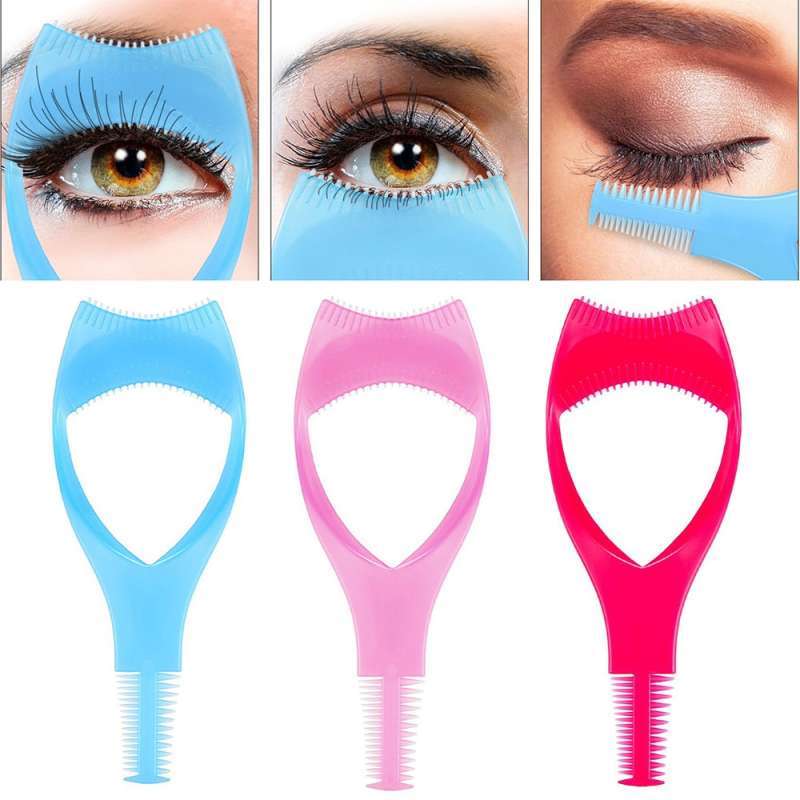 Promo Oem Rb-k172 Alat Bantu Aplikator Maskara 3 In 1 Eyelash Template ...