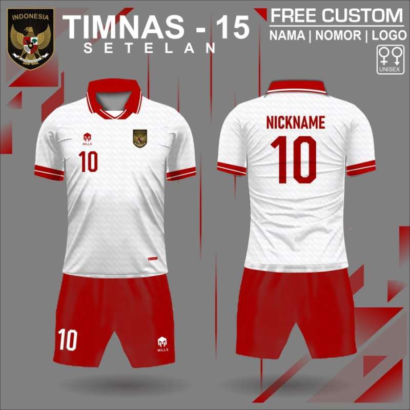 Promo Set baju celana bola timnas indonesia jersey piala asia 2023 2024 ...