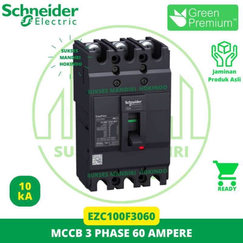 Promo Mccb 3 Phase 60 Ampere 3p 60a Original Sni Schneider Easypact Ezc100f Berkualitas Diskon 1 ...