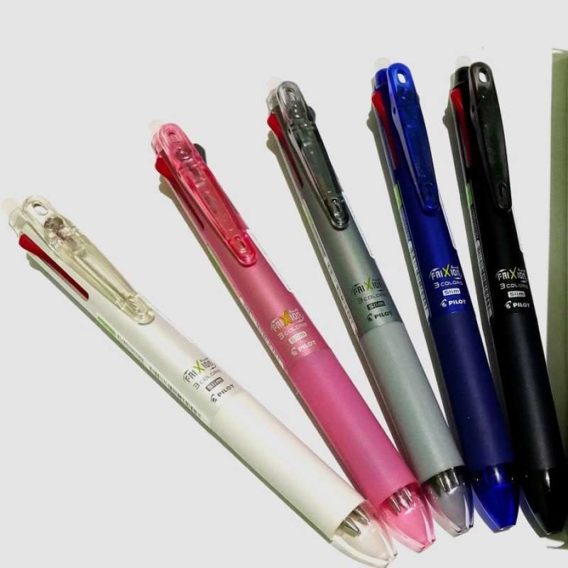 Jual pulpen frixion 3 in 1 / pilot pen 3 in 1 erasable pen 100% ...