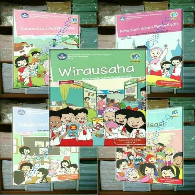 Promo Buku SD Paket Kelas 6 Tema 12345 Diskon 23% di Seller Roxie Store - Cipete Utara, Kota ...