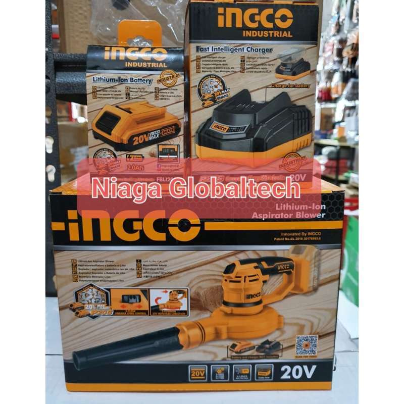 Jual Ingco Cabli2001 Blower Cordless 20v + Battery + Charger Di Seller ...