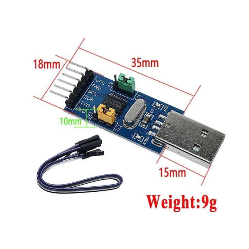 Jual CHT341T Micro controller serial USB to TTL 2in1 di Seller TOKOASIA ...
