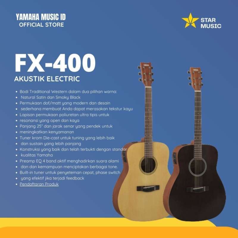 Jual Yamaha FX400 / FX400 / Gitar Akustik di Seller Star Music Official ...