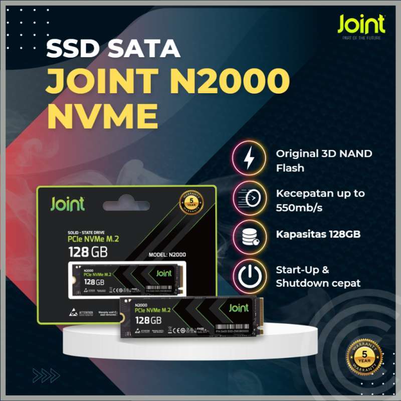 Jual Joint N2000 SSD 128GB M.2 NVMe PCIe Gen3 di Seller CS New - Mangga dua mall lantai 5 blok c ...