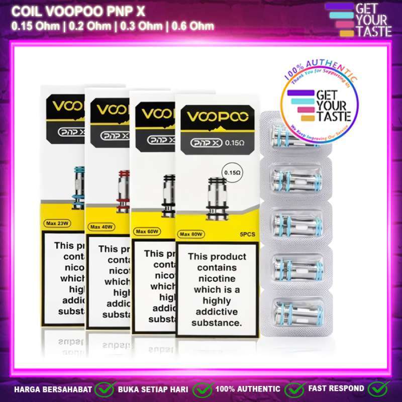 Promo Coil Pnp X Series For Drag S2 X2 Tw Authentic By Voopoo Tech ...
