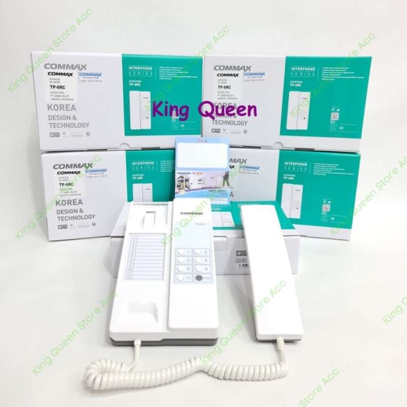 Promo Intercom Commax TP-6RC (6 Channel) Interphone Commax TP6RC A9 ...