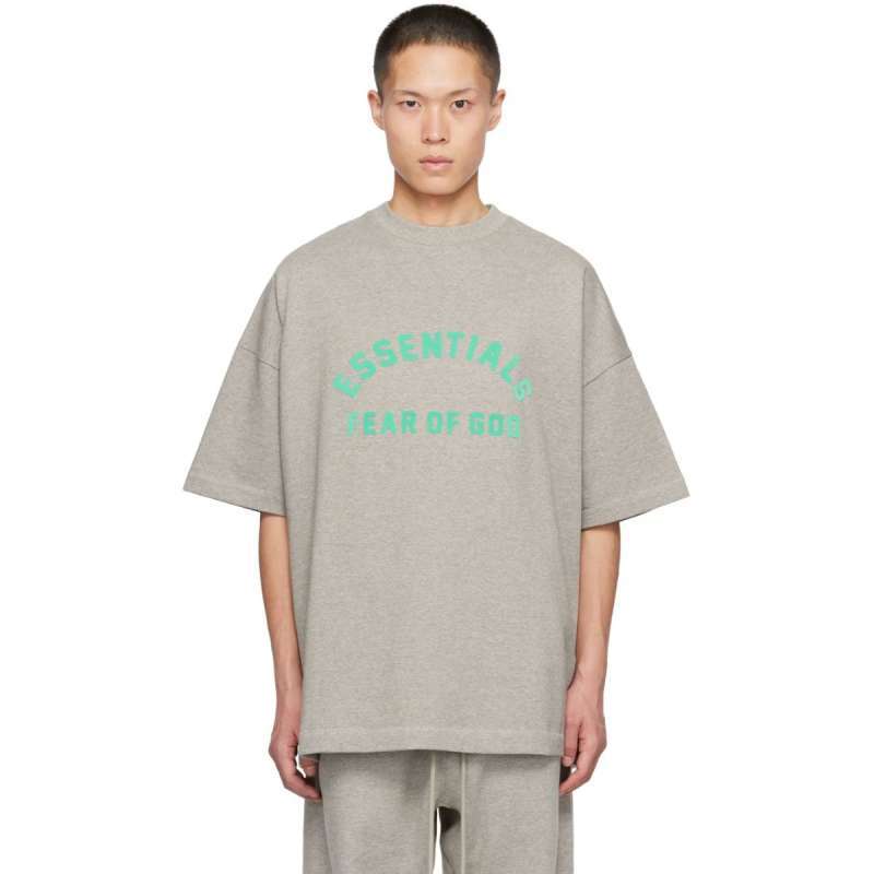 Jual Fear Of God Essentials Jersey T-shirt - XXL DARK HEATHER di Seller ...